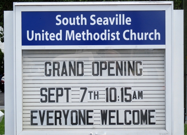South Seaville UMC Opens New Doors! (9/7/14) | pitmanumc.org